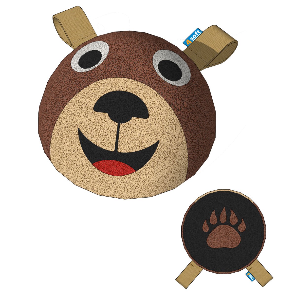 HumpyBumpy - Bjørn 30 cm - Faldunderlag & legeplads - Safefloor ApS