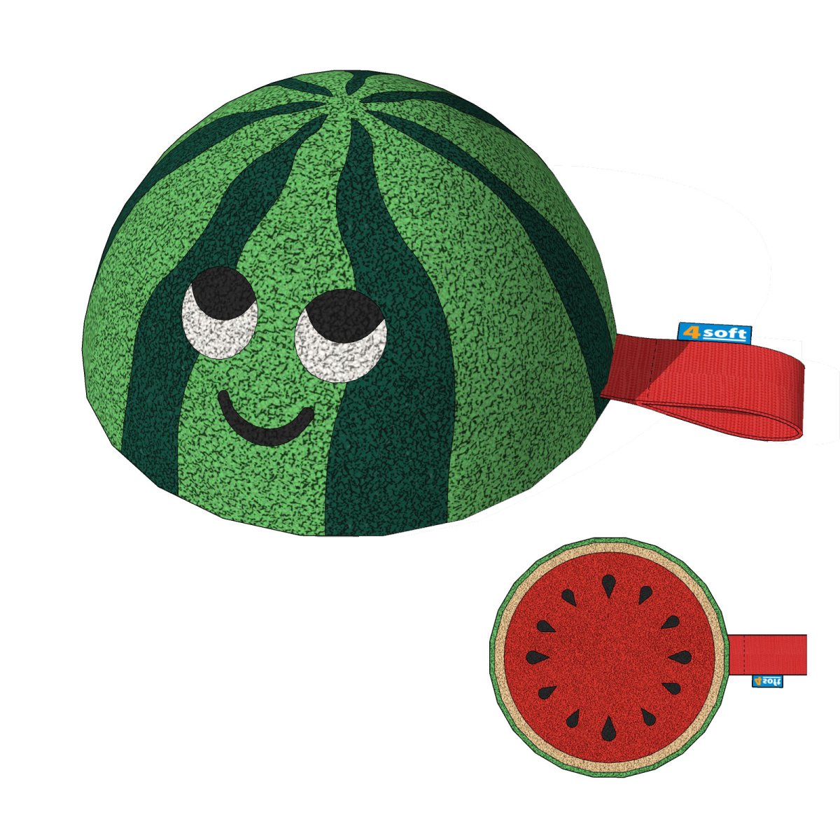 HumpyBumpy - Melon 30 cm - Faldunderlag & legeplads - Safefloor ApS